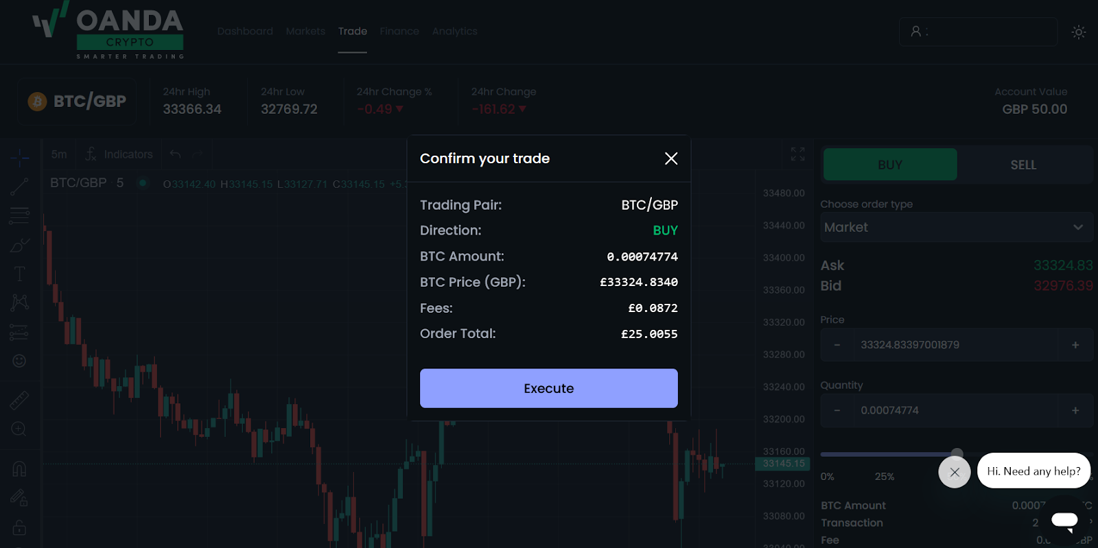 How to trade crypto with the Advanced Trading platform in OANDA Crypto web app? – OANDA Crypto