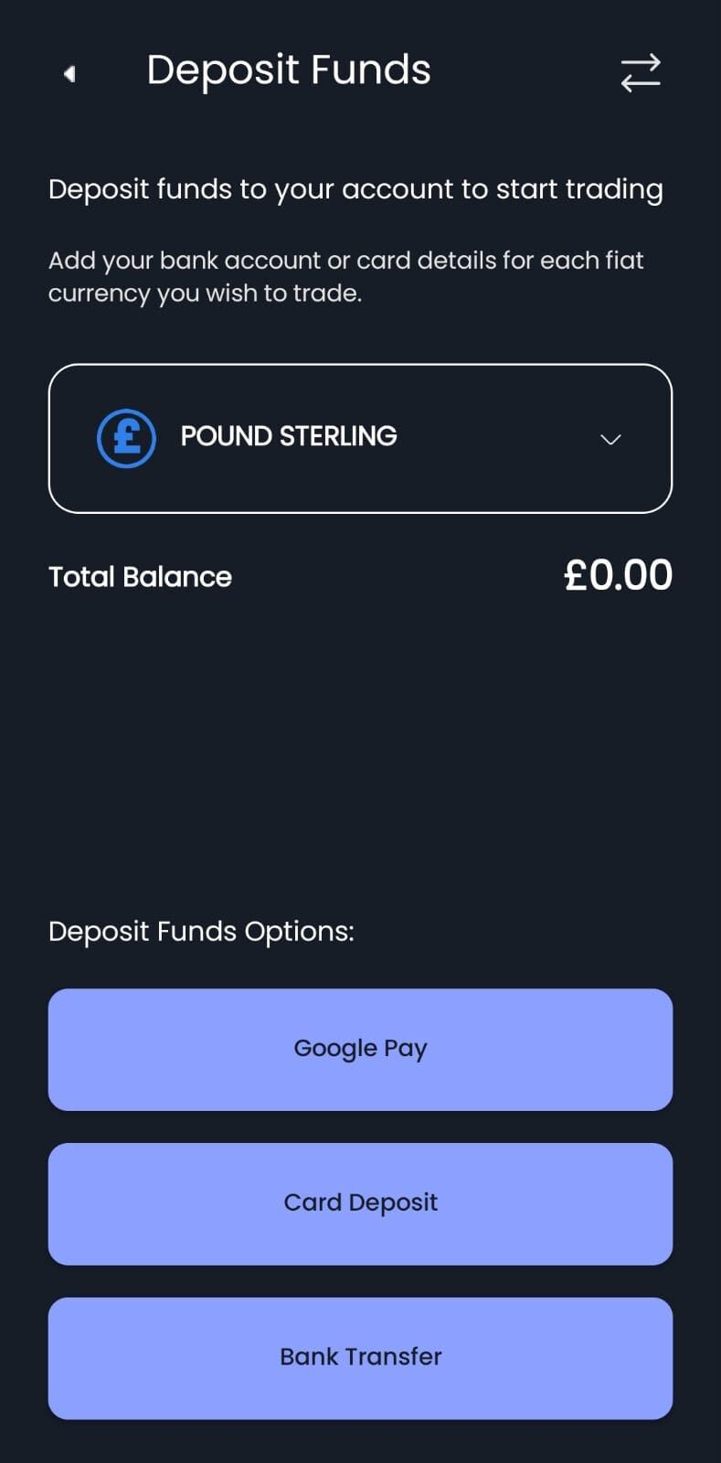 How to make a fiat deposit on OANDA Crypto mobile app? – OANDA Crypto